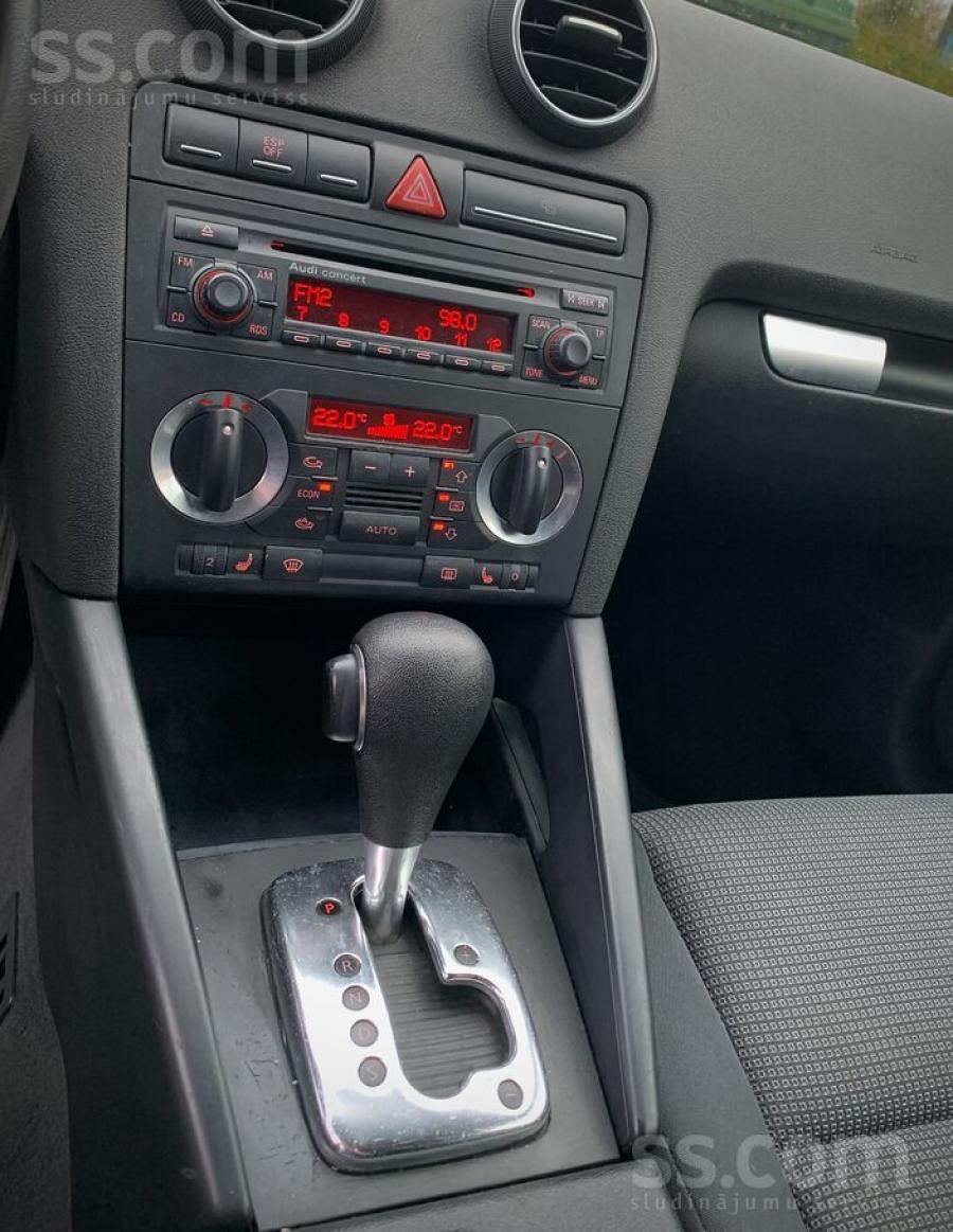 Melns Audi A3 2004 Jelgava, ar dzinēja tilpumu 1.60 L un nobraukumu 0 tūkst. km par 2350 €, foto 13 vietnē AUTOMOTO.COM.LV