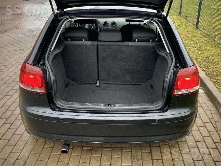 Melns Audi A3 2004 Jelgava, ar dzinēja tilpumu 1.60 L un nobraukumu 0 tūkst. km par 2350 €, foto 19 vietnē AUTOMOTO.COM.LV