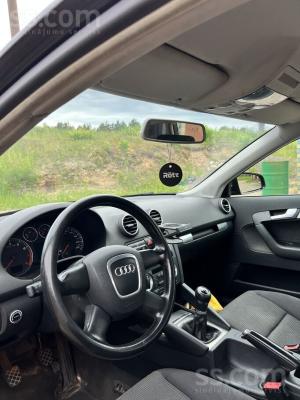 Черный Ауди А3 2004 в Даугавпилс, объемом двигателя 1.60 л и пробегом 297 тыс. км за 2290 €, фото 12 на AUTOMOTO.COM.LV