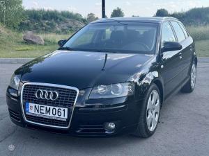 Black Audi A3 2004 in Vilnius, with an engine capacity of 1.98 L and mileage of 235 thousand km for 3500 €, photo  on AUTOMOTO.COM.LV