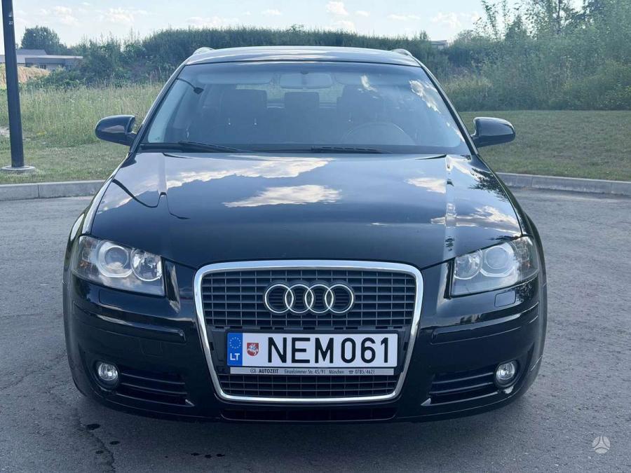 Черный Ауди А3 2004 в Вильнюс, объемом двигателя 1.98 л и пробегом 235 тыс. км за 3500 €, фото 3 на AUTOMOTO.COM.LV