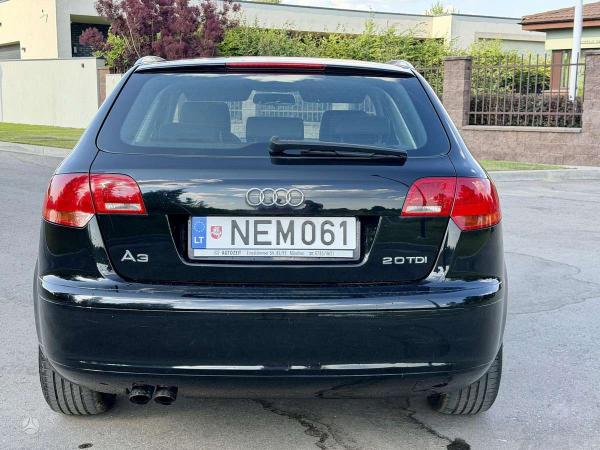 Melns Audi A3 2004 Viļņa, ar dzinēja tilpumu 1.98 L un nobraukumu 235 tūkst. km par 3500 €, foto 6 vietnē AUTOMOTO.COM.LV