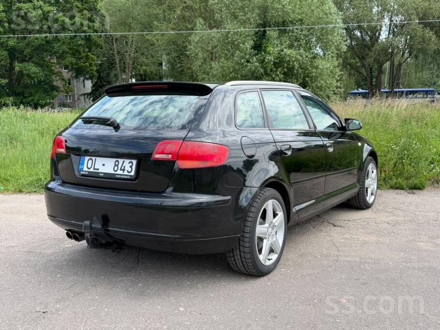 Melns Audi A3 2004 Rīga, ar dzinēja tilpumu 2.00 L un nobraukumu 289 tūkst. km par 2950 €, foto 6 vietnē AUTOMOTO.COM.LV