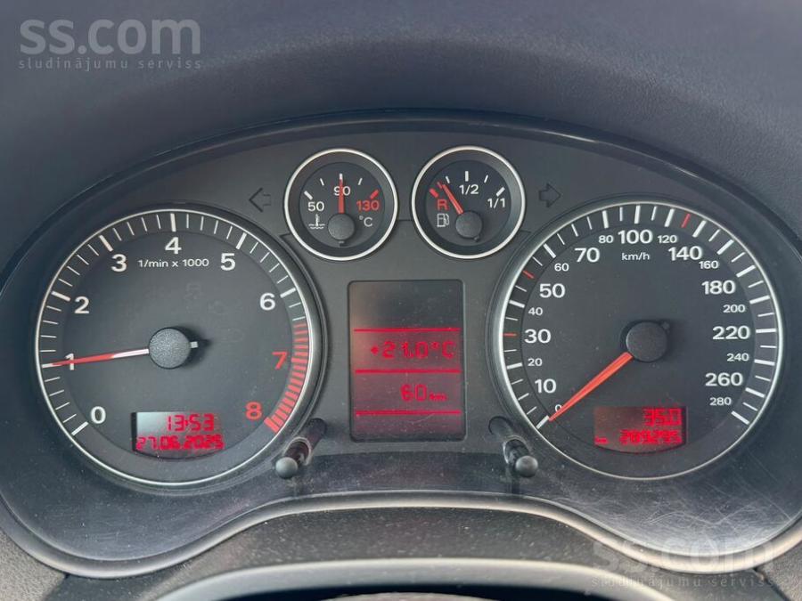 Melns Audi A3 2004 Rīga, ar dzinēja tilpumu 2.00 L un nobraukumu 289 tūkst. km par 2950 €, foto 10 vietnē AUTOMOTO.COM.LV