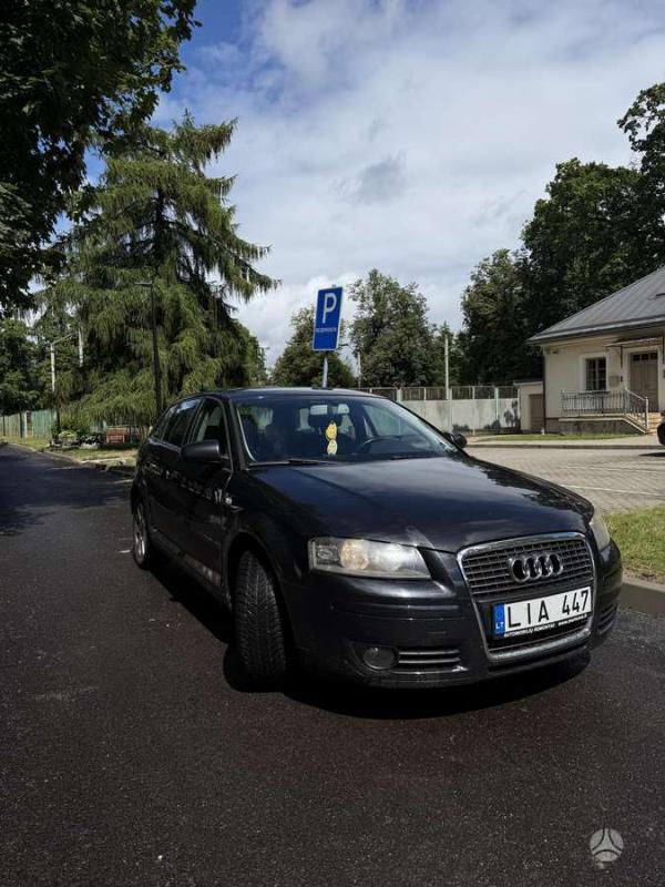Melns Audi A3 2004 Viļņa, ar dzinēja tilpumu 1.98 L un nobraukumu 192 tūkst. km par 1499 €, foto 2 vietnē AUTOMOTO.COM.LV