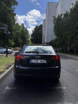 Black Audi A3 2004 in Vilnius, with an engine capacity of 1.98 L and mileage of 192 thousand km for 1499 €, photo 5 on AUTOMOTO.COM.LV
