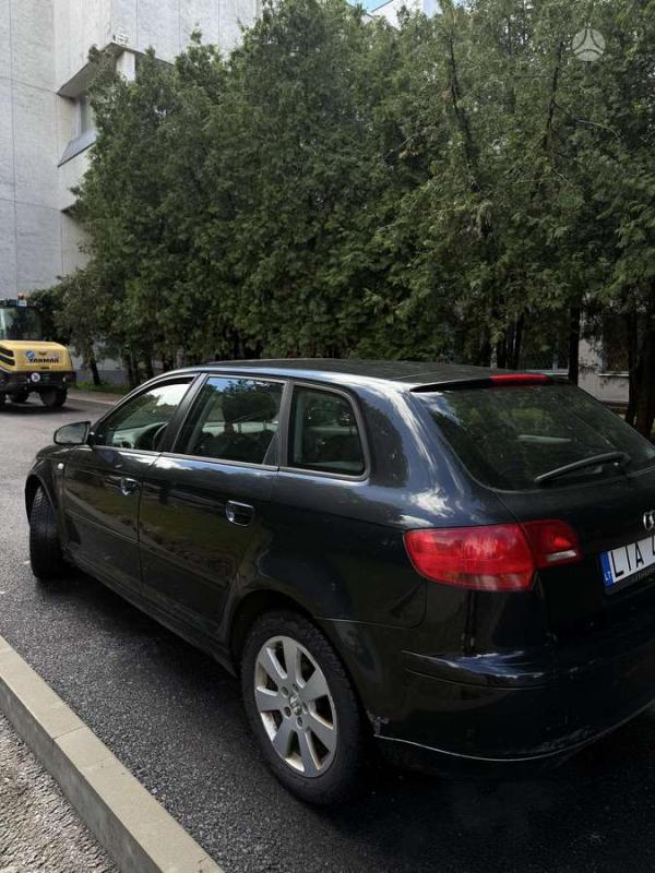 Melns Audi A3 2004 Viļņa, ar dzinēja tilpumu 1.98 L un nobraukumu 192 tūkst. km par 1499 €, foto 5 vietnē AUTOMOTO.COM.LV