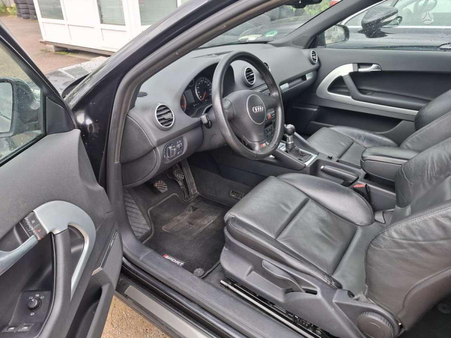 Melns Audi A3 2004 Utena, ar dzinēja tilpumu 1.97 L un nobraukumu 220 tūkst. km par 2000 €, foto 18 vietnē AUTOMOTO.COM.LV