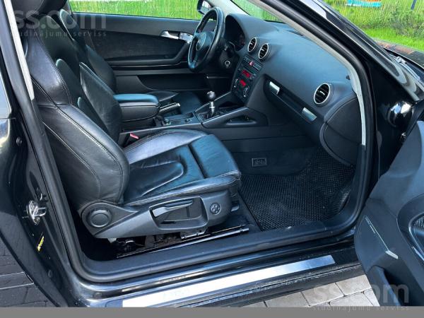 Melns Audi A3 2004 Jelgava, ar dzinēja tilpumu 2.00 L un nobraukumu 320 tūkst. km par 2996 €, foto 3 vietnē AUTOMOTO.COM.LV