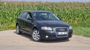 Black Audi A3 2004 in Kursenai, with an engine capacity of 1.97 L and mileage of 366 thousand km for 1200 €, photo  on AUTOMOTO.COM.LV