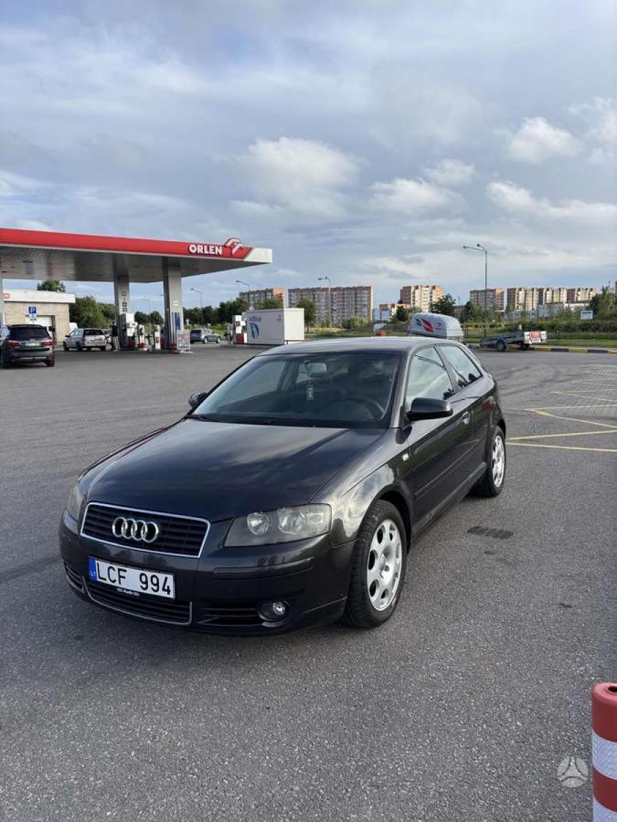 Melns Audi A3 2004 Klaipėda, ar dzinēja tilpumu 1.97 L un nobraukumu 300 tūkst. km par 1750 €, foto 1 vietnē AUTOMOTO.COM.LV