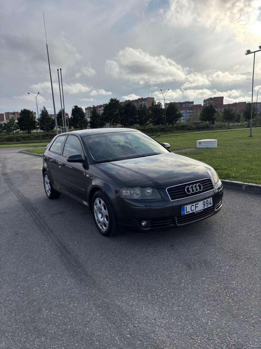 Melns Audi A3 2004 Klaipėda, ar dzinēja tilpumu 1.97 L un nobraukumu 300 tūkst. km par 1750 €, foto 3 vietnē AUTOMOTO.COM.LV