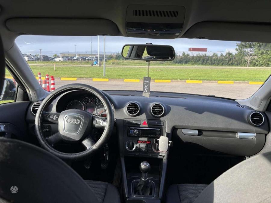 Melns Audi A3 2004 Klaipėda, ar dzinēja tilpumu 1.97 L un nobraukumu 300 tūkst. km par 1750 €, foto 10 vietnē AUTOMOTO.COM.LV