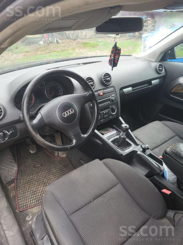 Black Audi A3 2004 in Aizkraukle, with an engine capacity of 2.00 L and mileage of 364 thousand km for 1650 €, photo 6 on AUTOMOTO.COM.LV