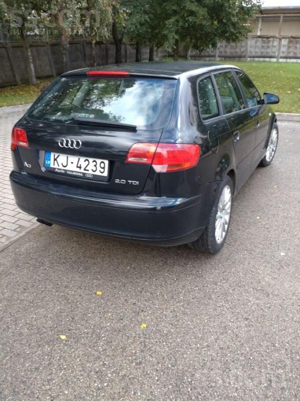 Black Audi A3 2004 in Riga, with an engine capacity of 2.00 L and mileage of 376 thousand km for 1990 €, photo 4 on AUTOMOTO.COM.LV