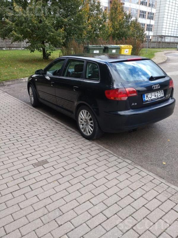 Black Audi A3 2004 in Riga, with an engine capacity of 2.00 L and mileage of 376 thousand km for 1990 €, photo 5 on AUTOMOTO.COM.LV