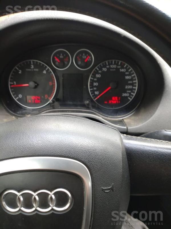 Black Audi A3 2004 in Riga, with an engine capacity of 2.00 L and mileage of 376 thousand km for 1990 €, photo 7 on AUTOMOTO.COM.LV