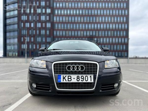 Black Audi A3 2005 in Riga, with an engine capacity of 2.00 L and mileage of 308 thousand km for 2750 €, photo 2 on AUTOMOTO.COM.LV