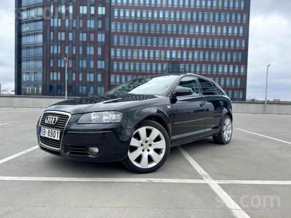 Black Audi A3 2005 in Riga, with an engine capacity of 2.00 L and mileage of 308 thousand km for 2750 €, photo 3 on AUTOMOTO.COM.LV