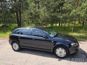 Black Audi A3 2005 in Liepaja, with an engine capacity of 1.90 L and mileage of 345 thousand km for 2600 €, photo 1 on AUTOMOTO.COM.LV