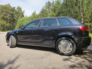 Black Audi A3 2005 in Liepaja, with an engine capacity of 1.90 L and mileage of 345 thousand km for 2600 €, photo 4 on AUTOMOTO.COM.LV