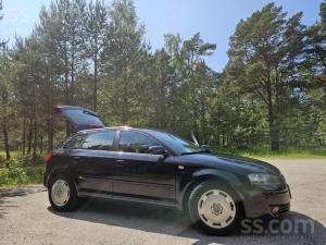 Black Audi A3 2005 in Liepaja, with an engine capacity of 1.90 L and mileage of 345 thousand km for 2600 €, photo 9 on AUTOMOTO.COM.LV