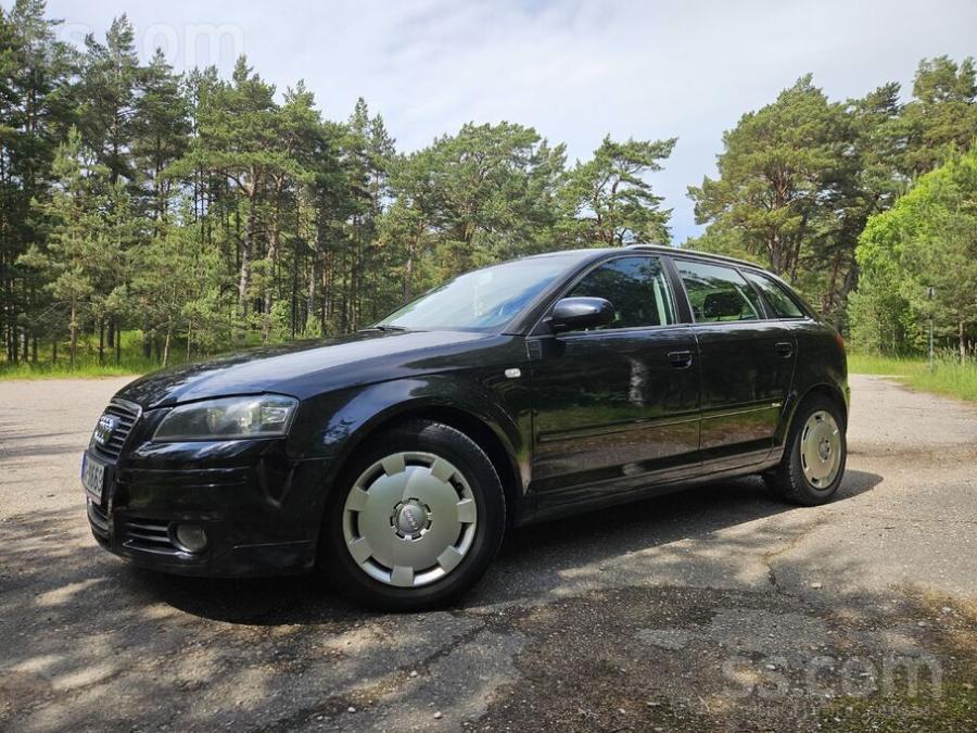 Black Audi A3 2005 in Liepaja, with an engine capacity of 1.90 L and mileage of 345 thousand km for 2600 €, photo 11 on AUTOMOTO.COM.LV
