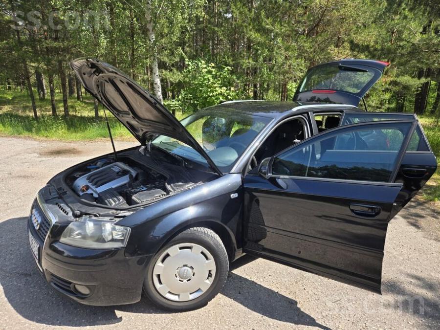 Black Audi A3 2005 in Liepaja, with an engine capacity of 1.90 L and mileage of 345 thousand km for 2600 €, photo 13 on AUTOMOTO.COM.LV