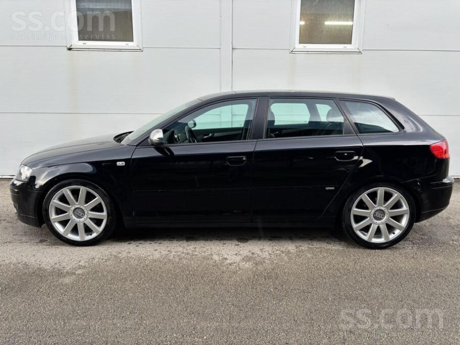 Black Audi A3 2005 in Riga, with an engine capacity of 2.00 L and mileage of 247 thousand km for 4000 €, photo 3 on AUTOMOTO.COM.LV