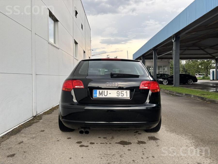 Black Audi A3 2005 in Riga, with an engine capacity of 2.00 L and mileage of 247 thousand km for 4000 €, photo 6 on AUTOMOTO.COM.LV
