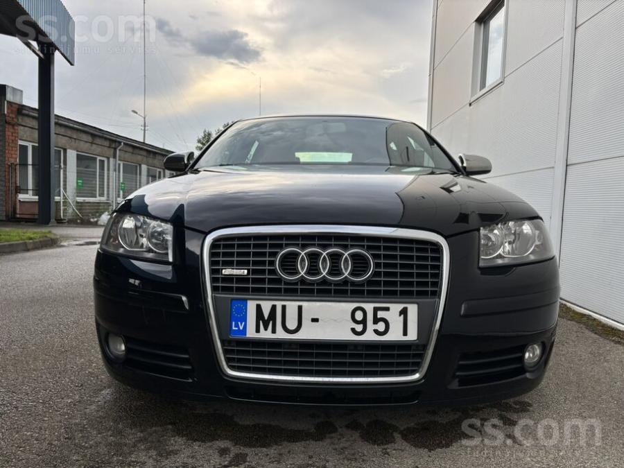 Black Audi A3 2005 in Riga, with an engine capacity of 2.00 L and mileage of 247 thousand km for 4000 €, photo 7 on AUTOMOTO.COM.LV