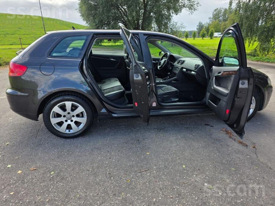 Melns Audi A3 2005 Rīga, ar dzinēja tilpumu 2.00 L un nobraukumu 294 tūkst. km par 2600 €, foto 6 vietnē AUTOMOTO.COM.LV