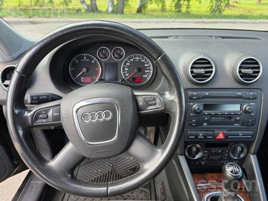 Melns Audi A3 2005 Rīga, ar dzinēja tilpumu 2.00 L un nobraukumu 294 tūkst. km par 2600 €, foto 12 vietnē AUTOMOTO.COM.LV