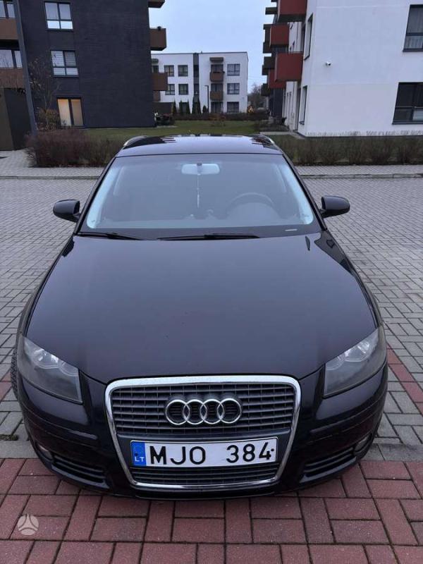 Melns Audi A3 2005 Kauņa, ar dzinēja tilpumu 1.97 L un nobraukumu 211 tūkst. km par 3100 €, foto 1 vietnē AUTOMOTO.COM.LV