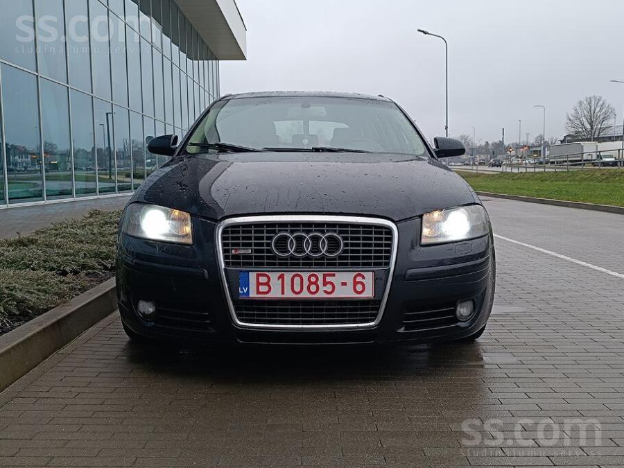 Black Audi A3 2005 in Rezekne, with an engine capacity of 2.00 L and mileage of 355 thousand km for 2350 €, photo 2 on AUTOMOTO.COM.LV
