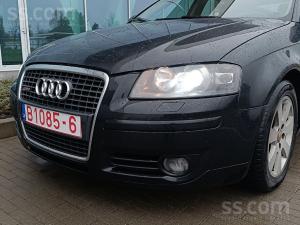 Black Audi A3 2005 in Rezekne, with an engine capacity of 2.00 L and mileage of 355 thousand km for 2350 €, photo 8 on AUTOMOTO.COM.LV