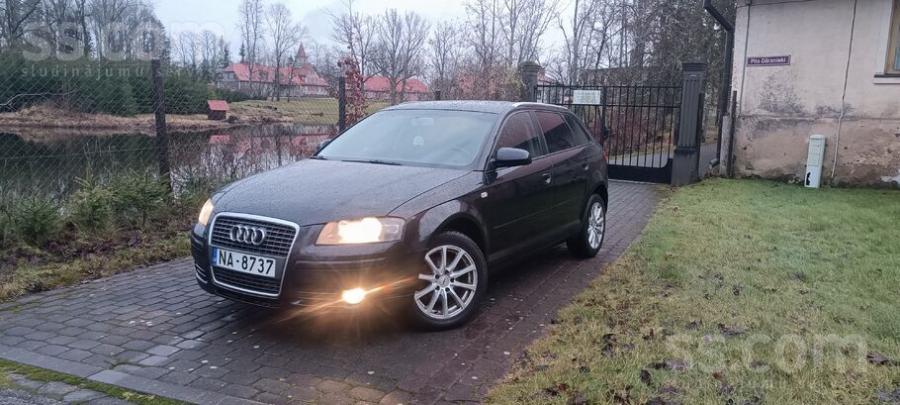 Black Audi A3 2005 in Gulbene, with an engine capacity of 2.00 L and mileage of 278 thousand km for 2250 €, photo 1 on AUTOMOTO.COM.LV