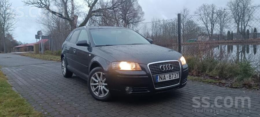 Black Audi A3 2005 in Gulbene, with an engine capacity of 2.00 L and mileage of 278 thousand km for 2250 €, photo 2 on AUTOMOTO.COM.LV