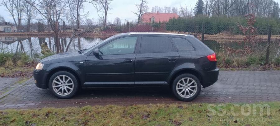 Black Audi A3 2005 in Gulbene, with an engine capacity of 2.00 L and mileage of 278 thousand km for 2250 €, photo 3 on AUTOMOTO.COM.LV