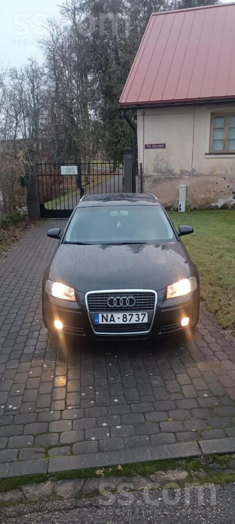 Black Audi A3 2005 in Gulbene, with an engine capacity of 2.00 L and mileage of 278 thousand km for 2250 €, photo 7 on AUTOMOTO.COM.LV
