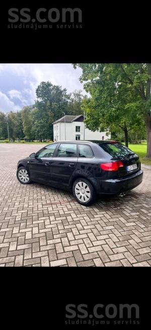 Black Audi A3 2005 in Jelgava, with an engine capacity of 2.00 L and mileage of 342 thousand km for 1350 €, photo 2 on AUTOMOTO.COM.LV