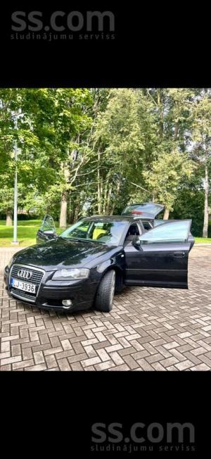 Black Audi A3 2005 in Jelgava, with an engine capacity of 2.00 L and mileage of 342 thousand km for 1350 €, photo 3 on AUTOMOTO.COM.LV