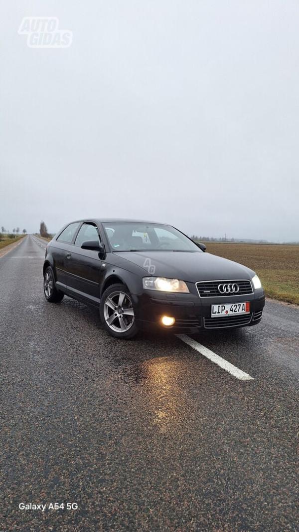 Melns Audi A3 2005 Ukmergė, ar dzinēja tilpumu 2.00 L un nobraukumu 333 tūkst. km par 2500 €, foto 1 vietnē AUTOMOTO.COM.LV