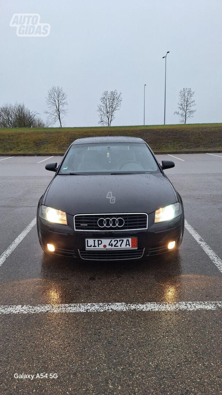 Black Audi A3 2005 in Ukmerge, with an engine capacity of 2.00 L and mileage of 333 thousand km for 2500 €, photo 2 on AUTOMOTO.COM.LV