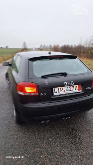 Black Audi A3 2005 in Ukmerge, with an engine capacity of 2.00 L and mileage of 333 thousand km for 2500 €, photo 7 on AUTOMOTO.COM.LV