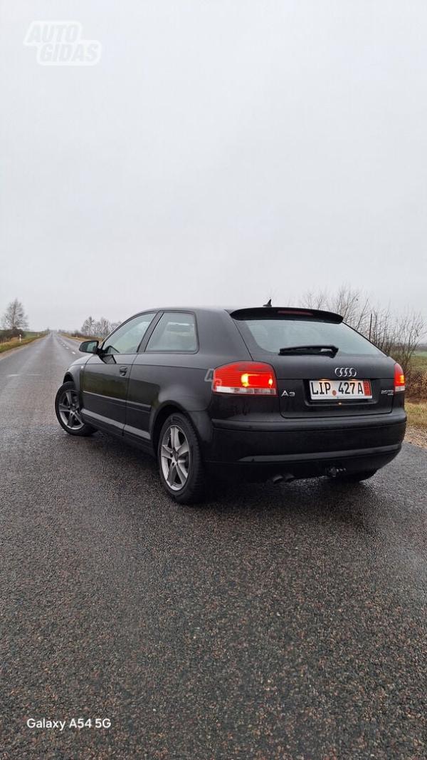 Melns Audi A3 2005 Ukmergė, ar dzinēja tilpumu 2.00 L un nobraukumu 333 tūkst. km par 2500 €, foto 8 vietnē AUTOMOTO.COM.LV