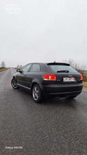 Black Audi A3 2005 in Ukmerge, with an engine capacity of 2.00 L and mileage of 333 thousand km for 2500 €, photo 8 on AUTOMOTO.COM.LV