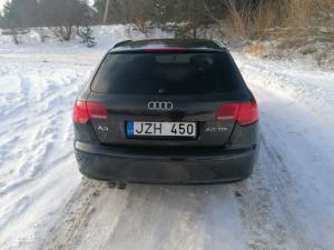 Black Audi A3 2005 in Utena, with an engine capacity of 2.00 L and mileage of 293 thousand km for 2500 €, photo 6 on AUTOMOTO.COM.LV