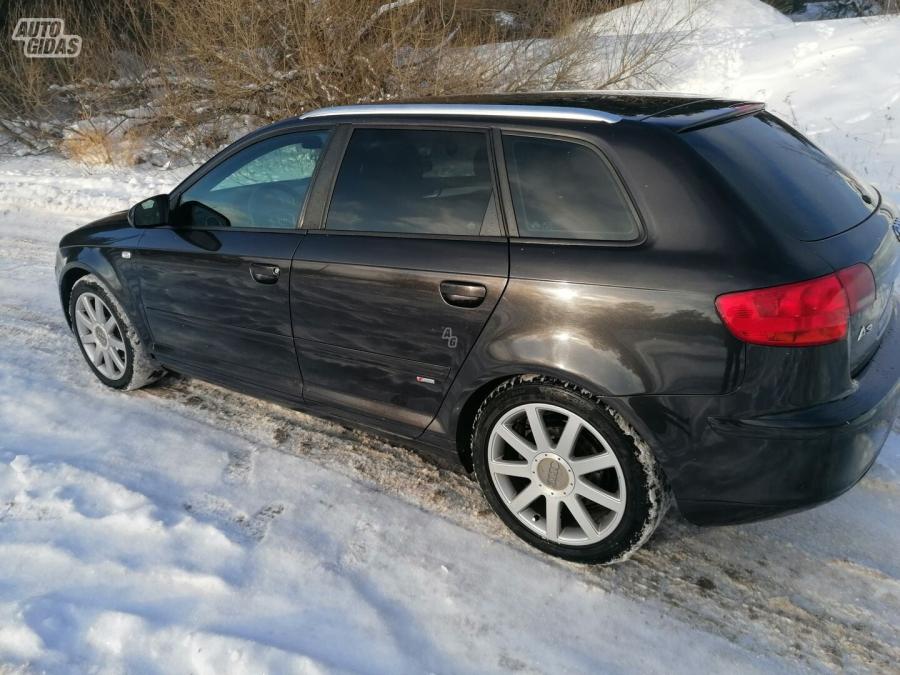 Black Audi A3 2005 in Utena, with an engine capacity of 2.00 L and mileage of 293 thousand km for 2500 €, photo 7 on AUTOMOTO.COM.LV