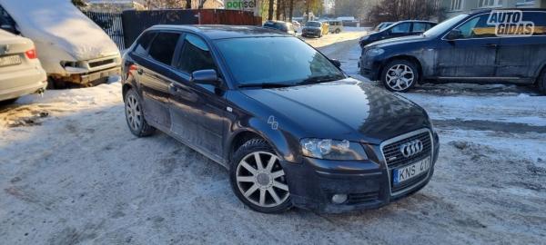 Black Audi A3 2005 in Kaunas, with an engine capacity of 2.00 L and mileage of 203 thousand km for 699 €, photo 1 on AUTOMOTO.COM.LV